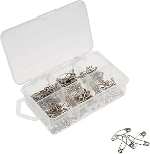 Amazon.com: Sew Easy Curved Safety Pins – 150 Pins, Size 0 (27mm ...