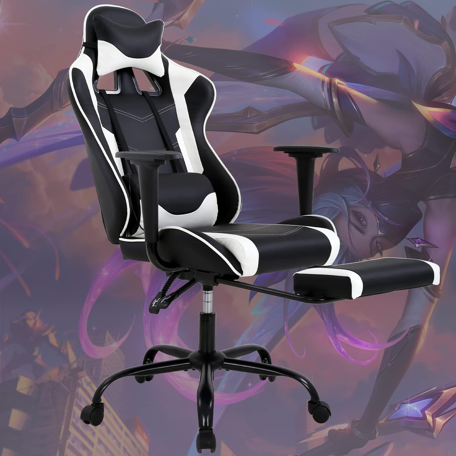Amazon.com: BestOffice Ergonomic Office, PC Gaming Chair Cheap Desk ...