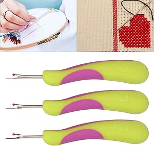 Amazon.com: Jeanoko Stitch Eraser, 3pcs Sewing Seam Rippers High ...
