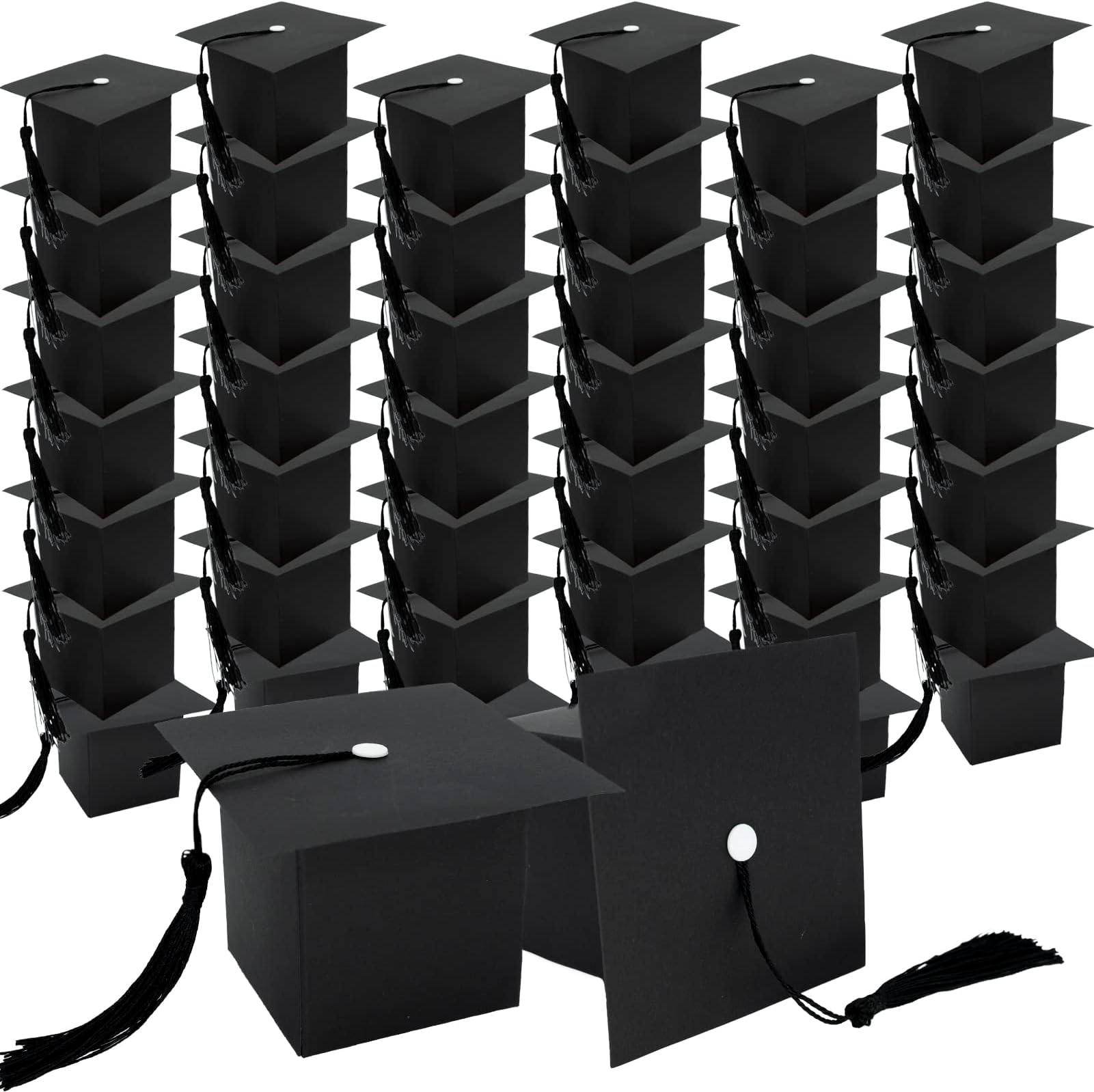 Amazon.com: 50 Pieces Graduation Candy Box Graduation Cap Gift Boxes ...
