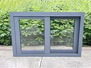 Amazon.com: CMMC Black Basement Sliding Window, 30 29 28 27 26 25 24 23 ...