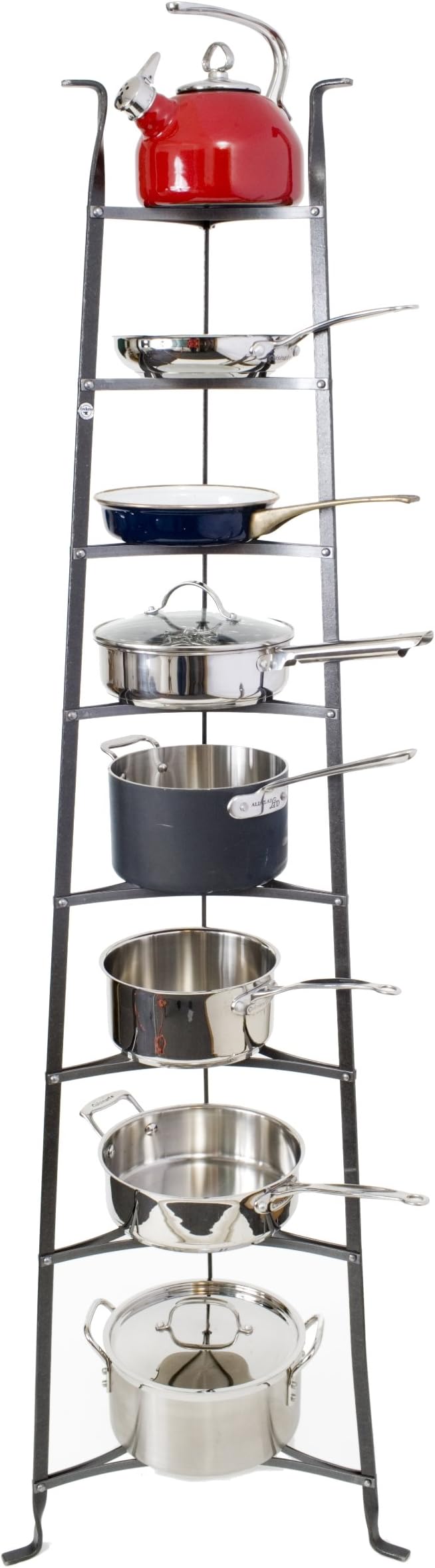 Amazon.com: Enclume 6-Tier Cookware Stand, Free Standing Pot Rack ...