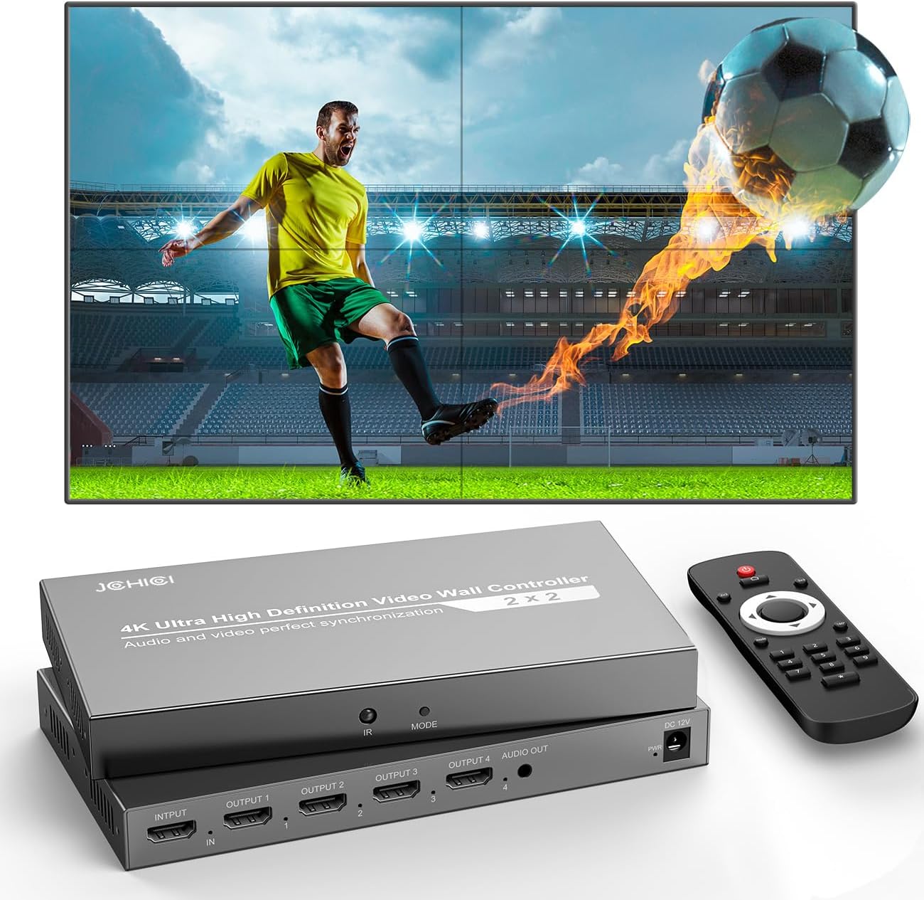Amazon.com: Matrox Q2G-DP4K QuadHead2Go Multi-Monitor Controller ...