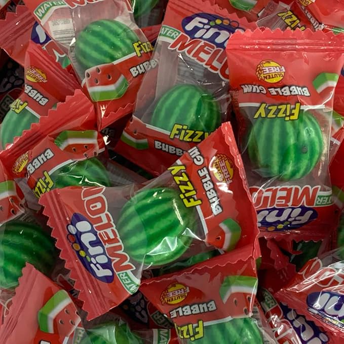 Chewing Gums - Bubble Gum - Water Melon - Watermelon - 50 PCS : Amazon ...