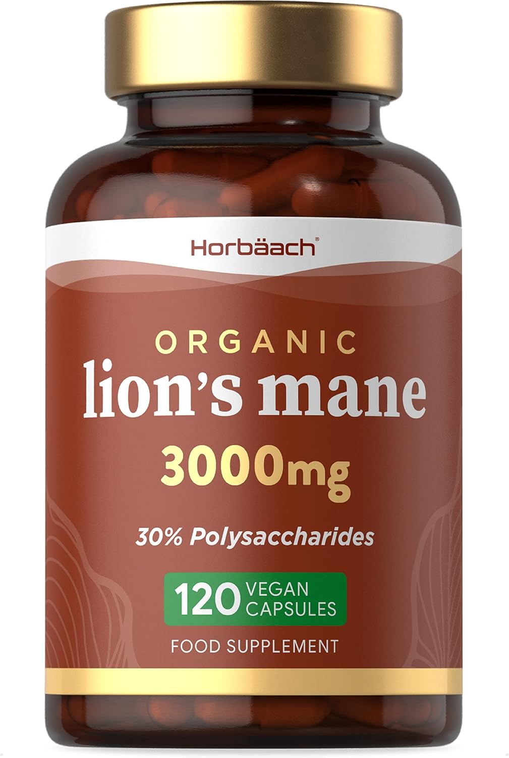 Organic Lions Mane Supplement 3000mg | High Strength Mushroom Extract ...