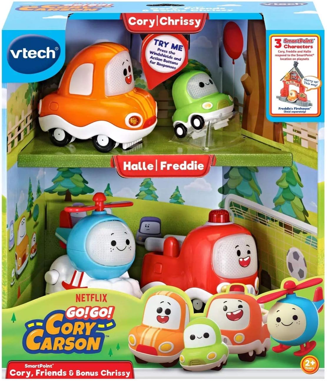 Amazon.com: VTech Go! Go! Cory Carson Vehicles - Cory, Friends & Bonus ...