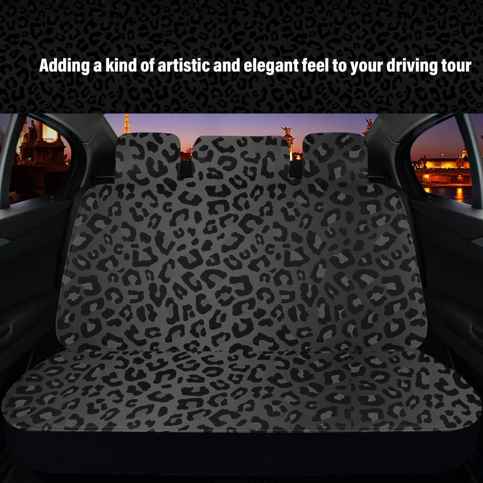 JINGSEN 15 Pieces Leopard Print Printing Car Steering Wheel Cover ...