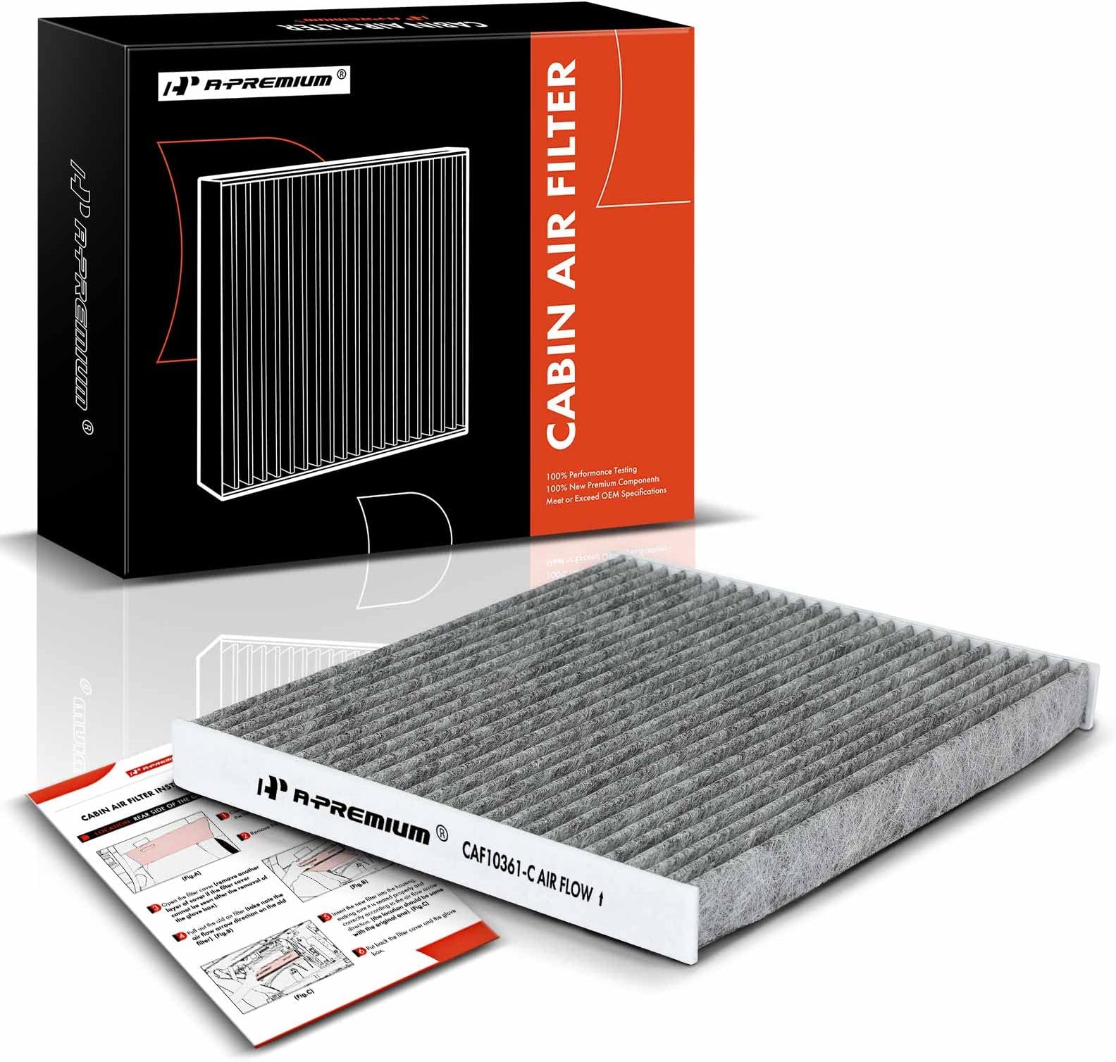Amazon.com: A-Premium Cabin Air Filter with Activated Carbon Compatible ...