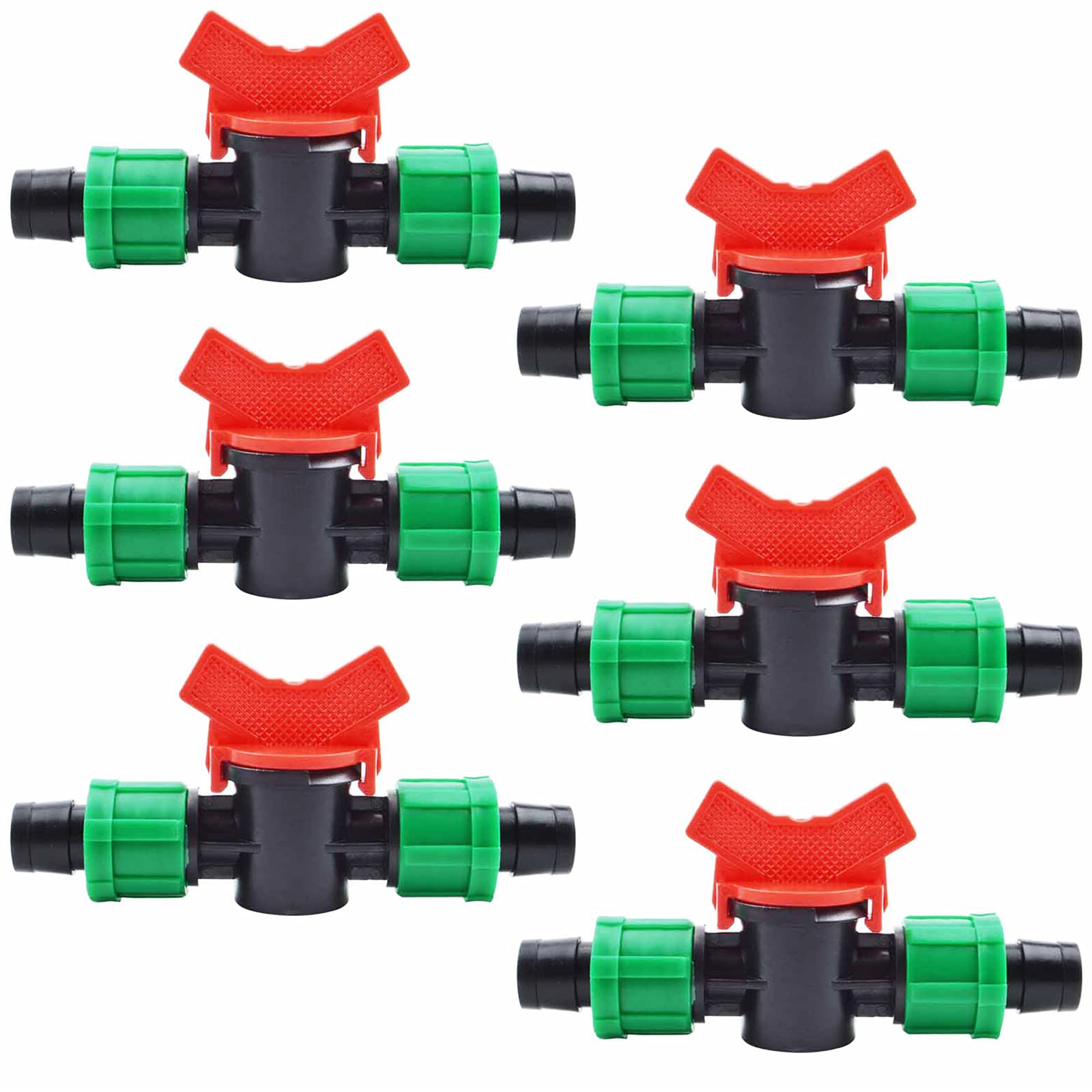 Buy 6Pcs Drip Irrigation Shut Off Valve 1 2 Inch Drip Tape Irrigation
