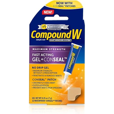 Amazon.com: Compound W Maximum Strength Fast Acting Gel Wart Remover ...