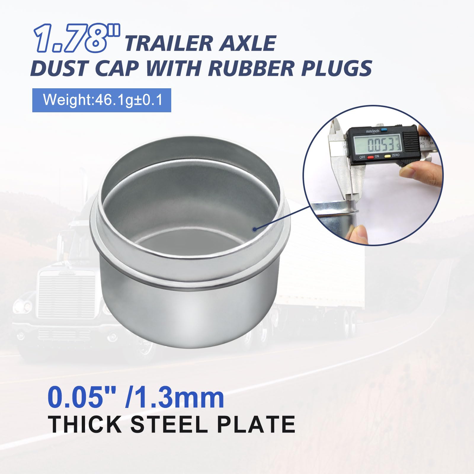 Snapklik.com : DEEPDREAM 6 Pcs 1.78" Trailer Bearing Dust Cap Grease ...