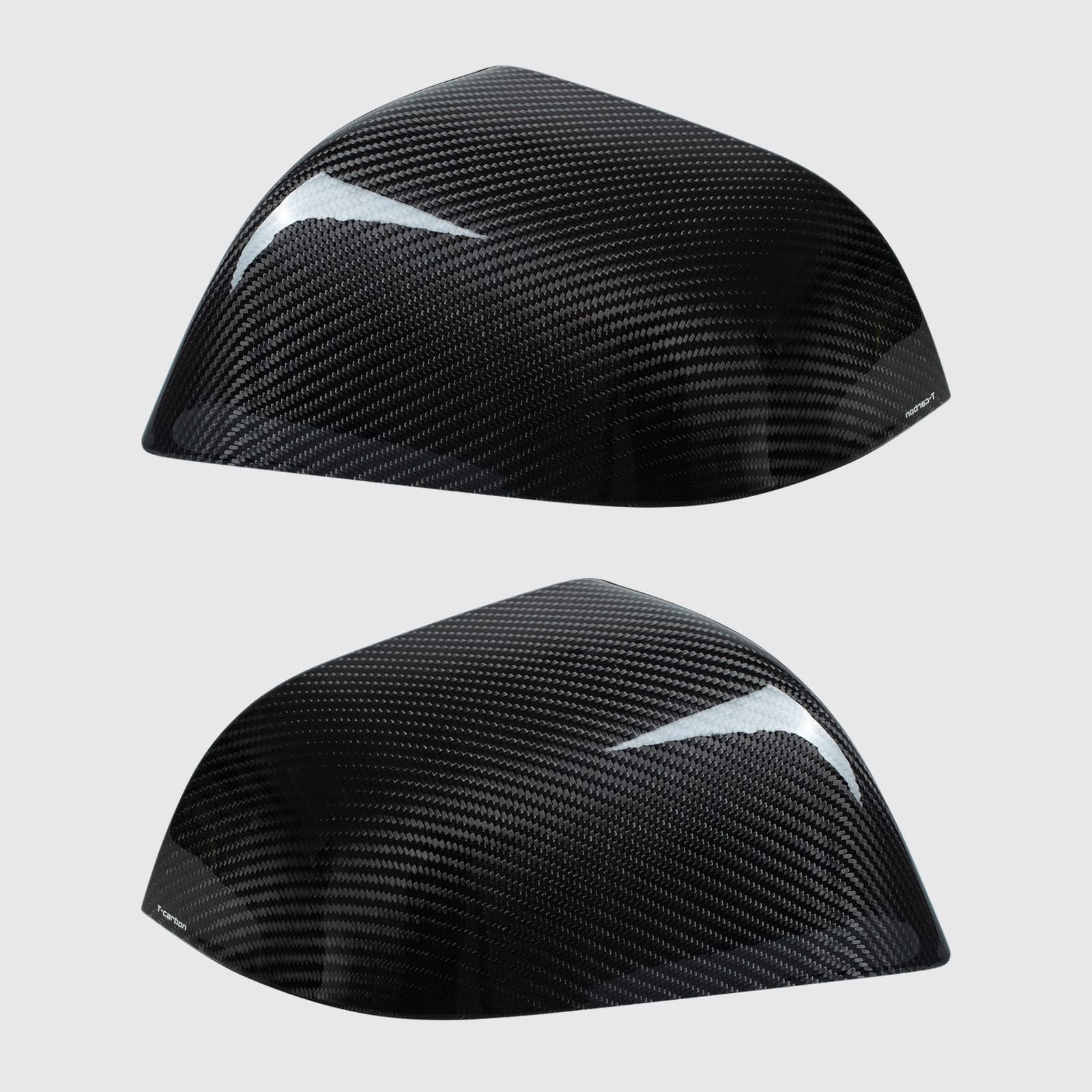 Amazon.com: TESFEEL 2 PCS Side Mirror Cover, Carbon Fiber Mirror Caps ...
