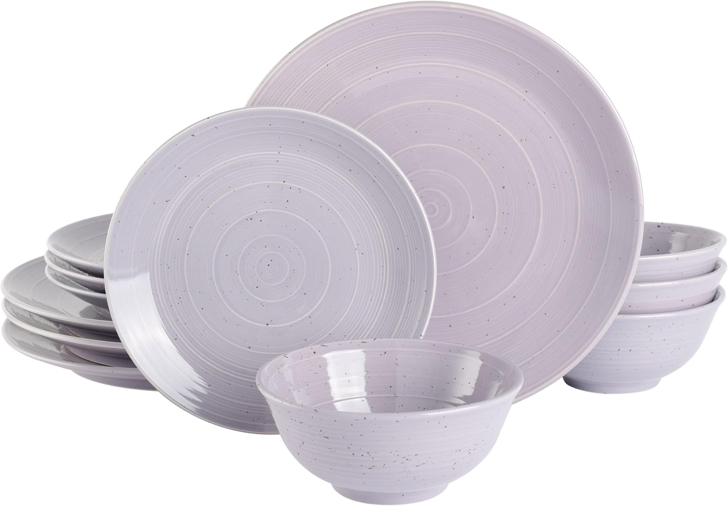 Amazon.com | Nikko Ceramics Happy Holidays 12-Piece Dinnerware Set ...