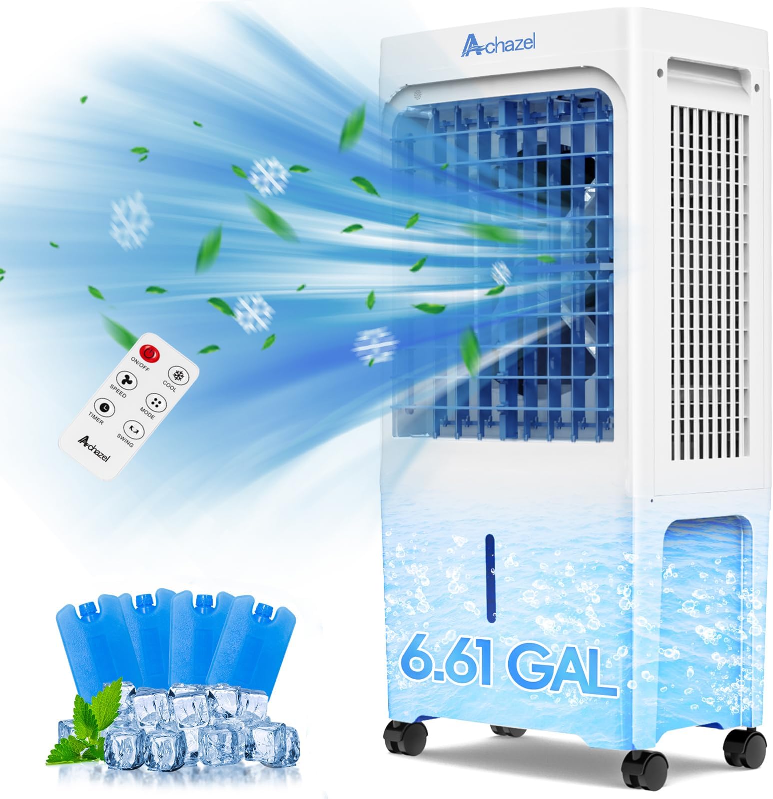 Amazon.com: 2800 CFM Portable Swamp Cooler, Evaporative Cooler ...