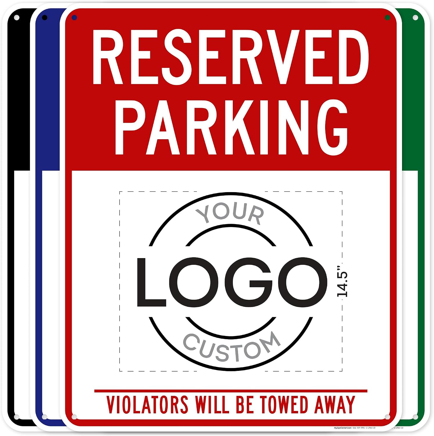 Amazon.com: Reserved Parking Sign, Custom Parking Signs for Business ...