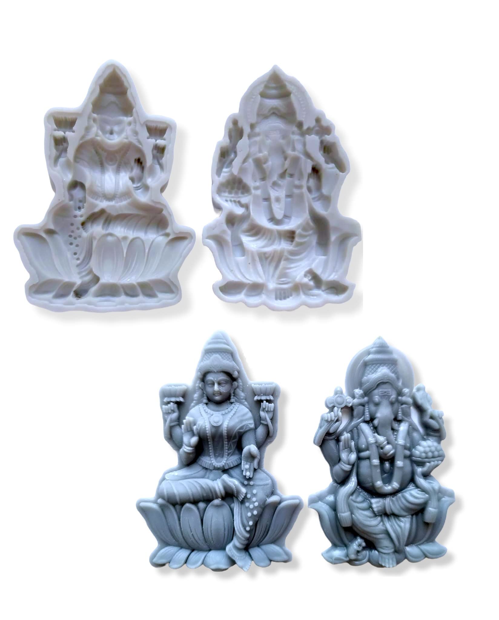 Buy CRAFTIAL CURVE ADK Hindu God Lord Ganesha and Goddess Laxmi Antique ...