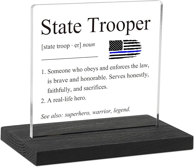 Amazon.com: State Trooper Appreciation Gifts, State Trooper Gifts for ...