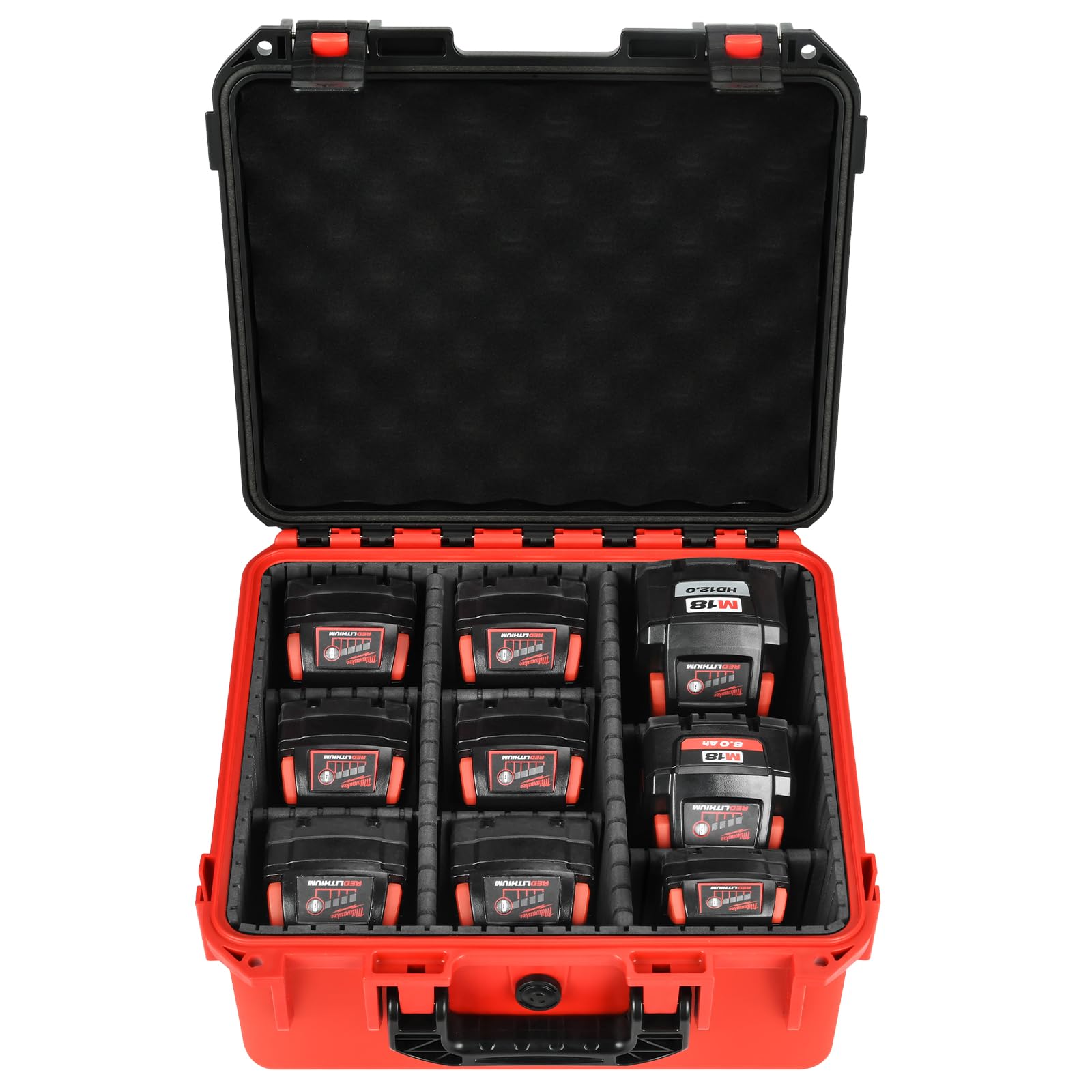 Amazon.com: Case for Milwaukee M12 M18 Battery: Waterproof Battery Hard ...