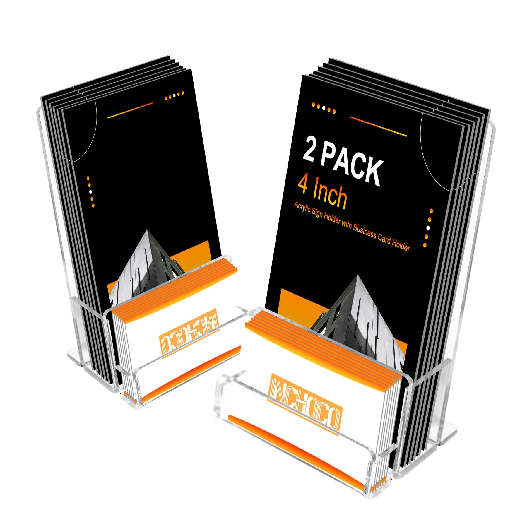 Snapklik.com : Acrylic Brochure Holder 4" Clear Plastic Brochure ...