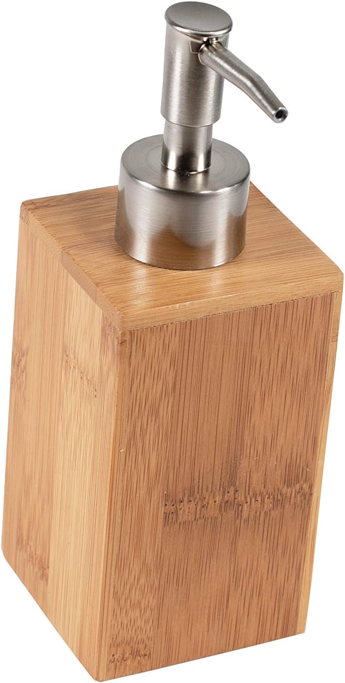 Amazon.com: Bamboo Naturals Soap Dispenser, Made of Sustainable Bamboo ...