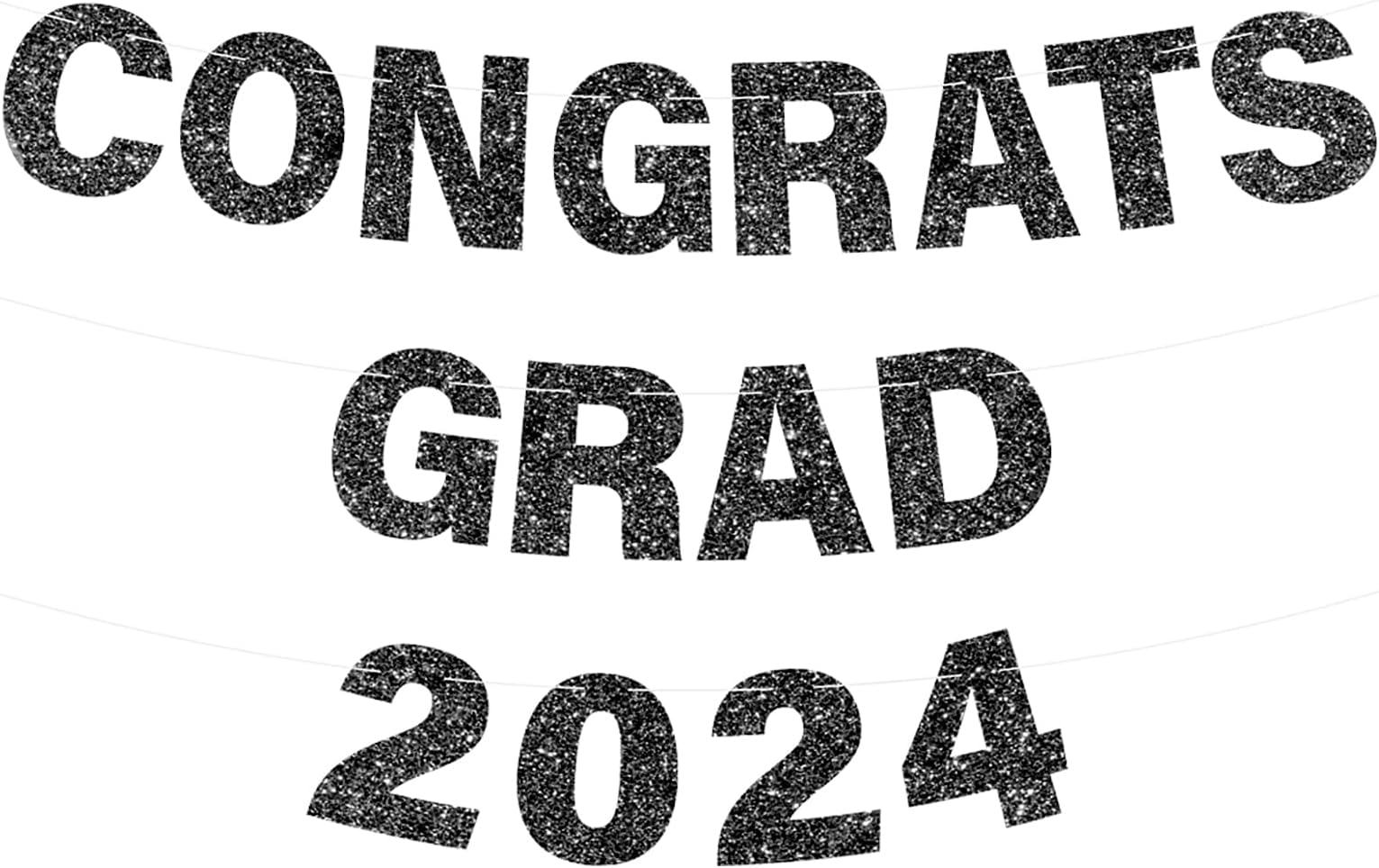 Amazon.com: Congrats Grad 2024 Graduation Party Decorations Class of ...
