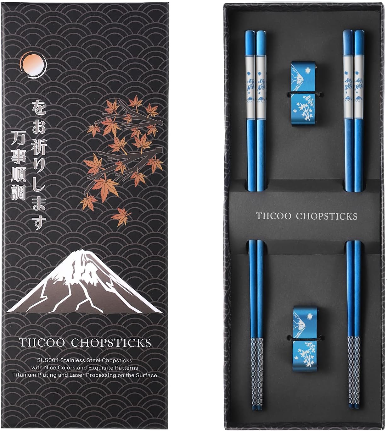 Amazon.com: Japanese Samurai Katana Chopsticks - Three Heros (Ieyasu ...