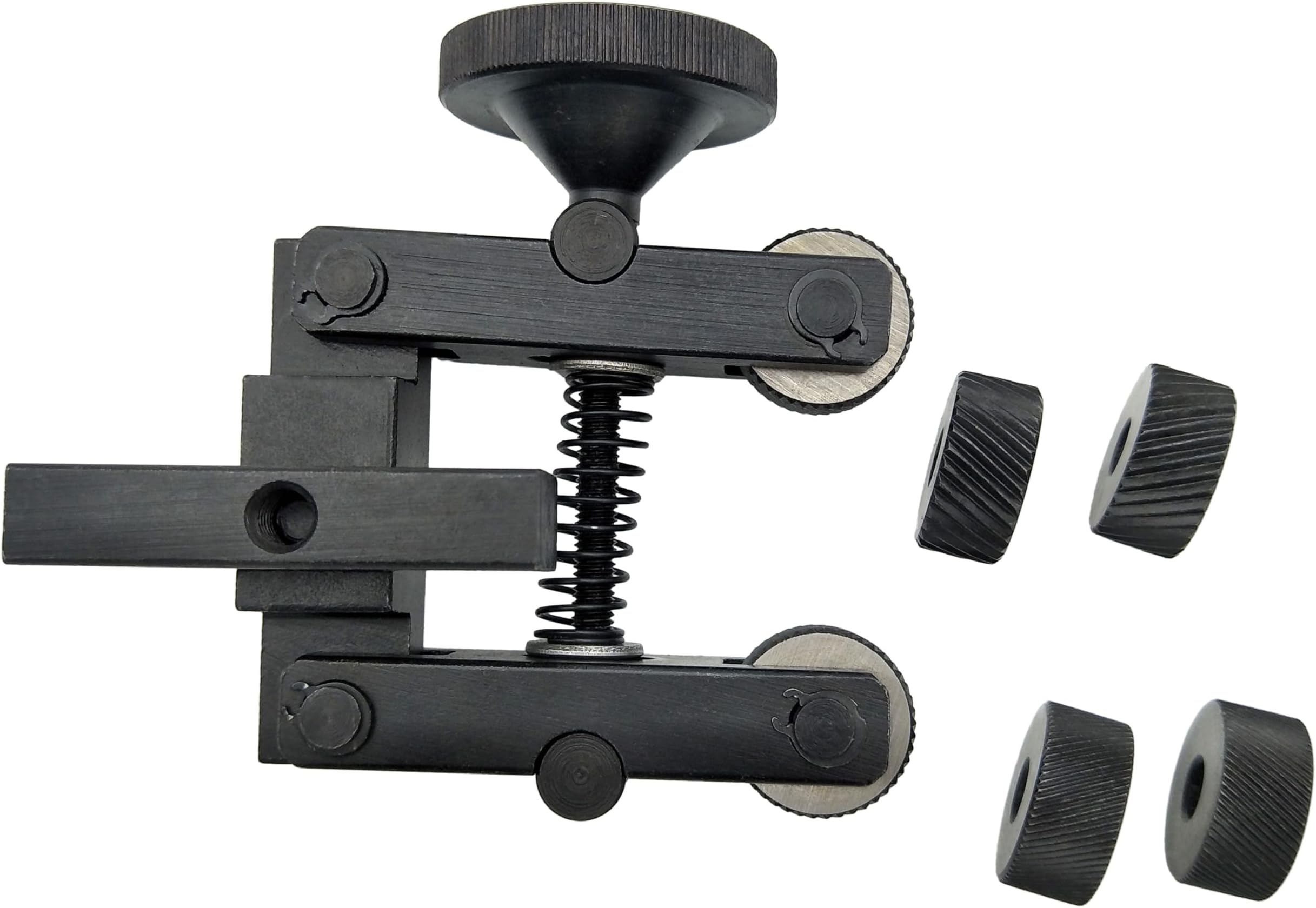 HFS(R) Adjustable Knurling Tool Holder with 6pcs Wheels for Mini Lathes ...