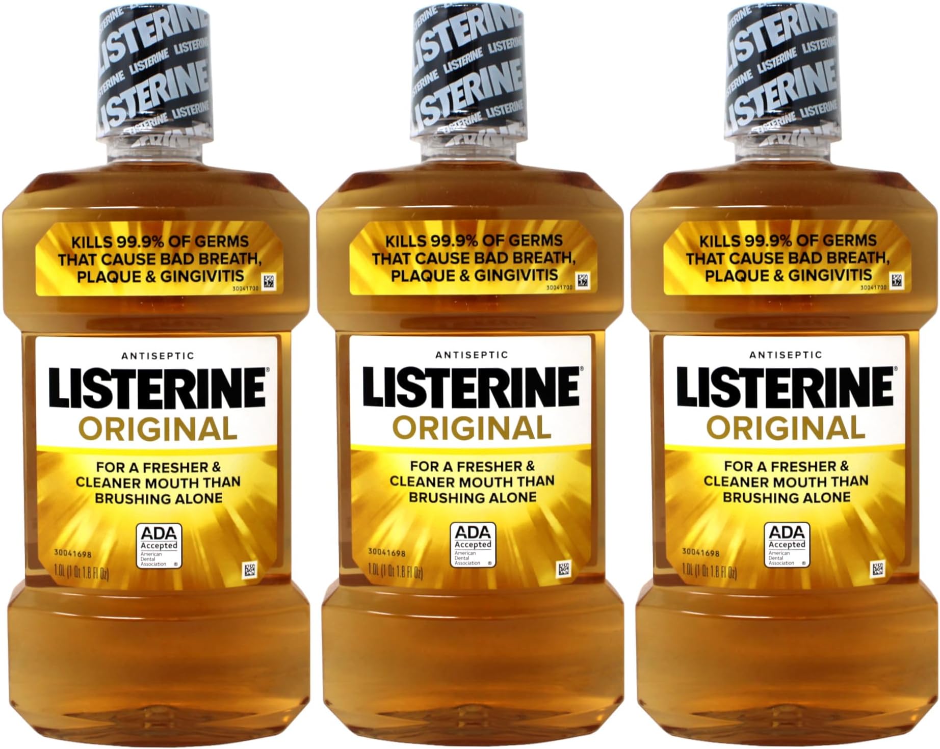 Amazon.com: Listerine Original Oral Care Antiseptic Mouthwash with Germ ...