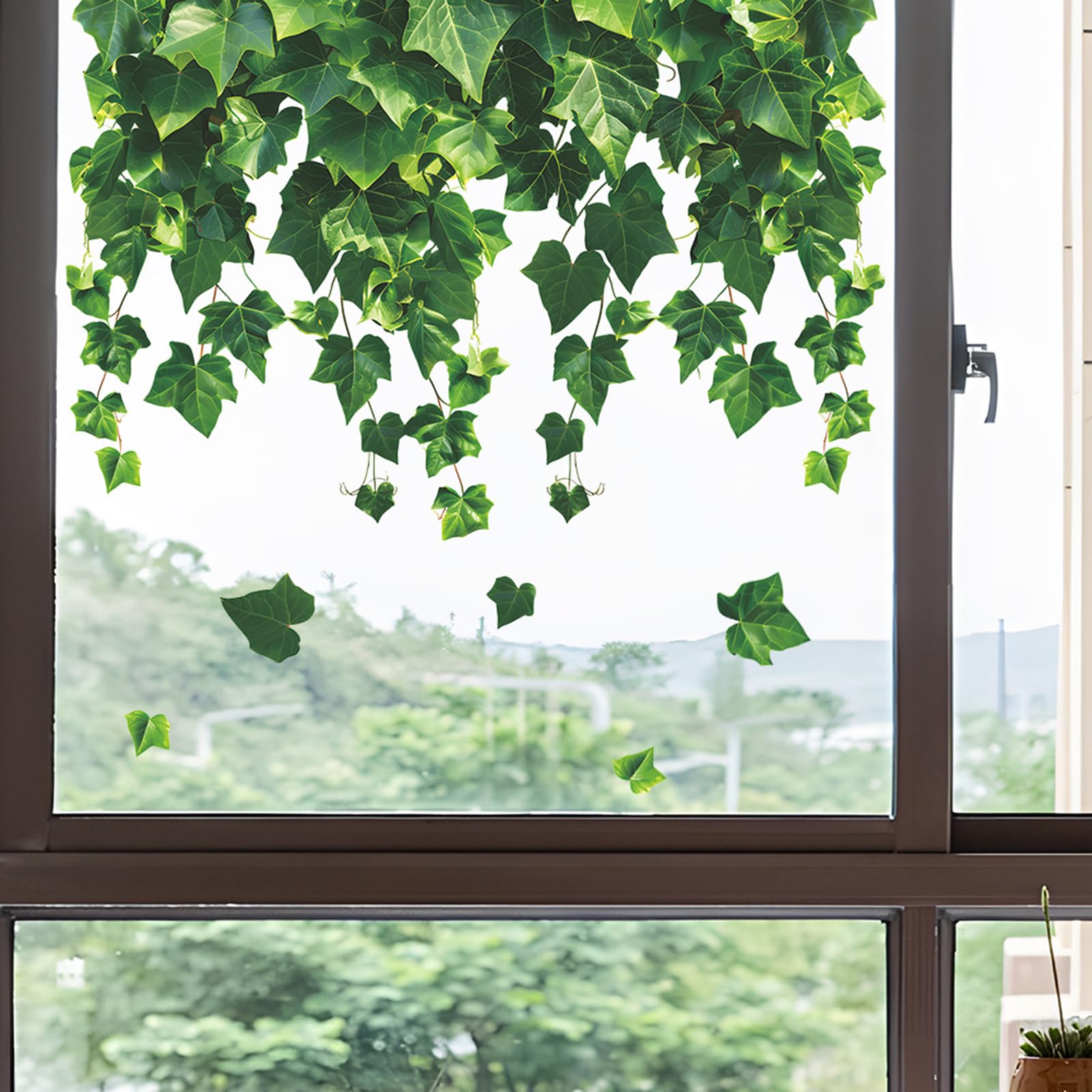 Amazon.com: Hanging Vine Window Clings Botanical Window Decals Anti ...