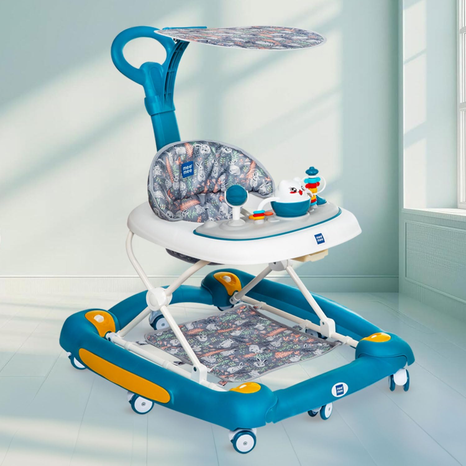 Buy Mee Mee Baby 2 in 1 Walker & Rocker | 3 Level Adjustable Height ...