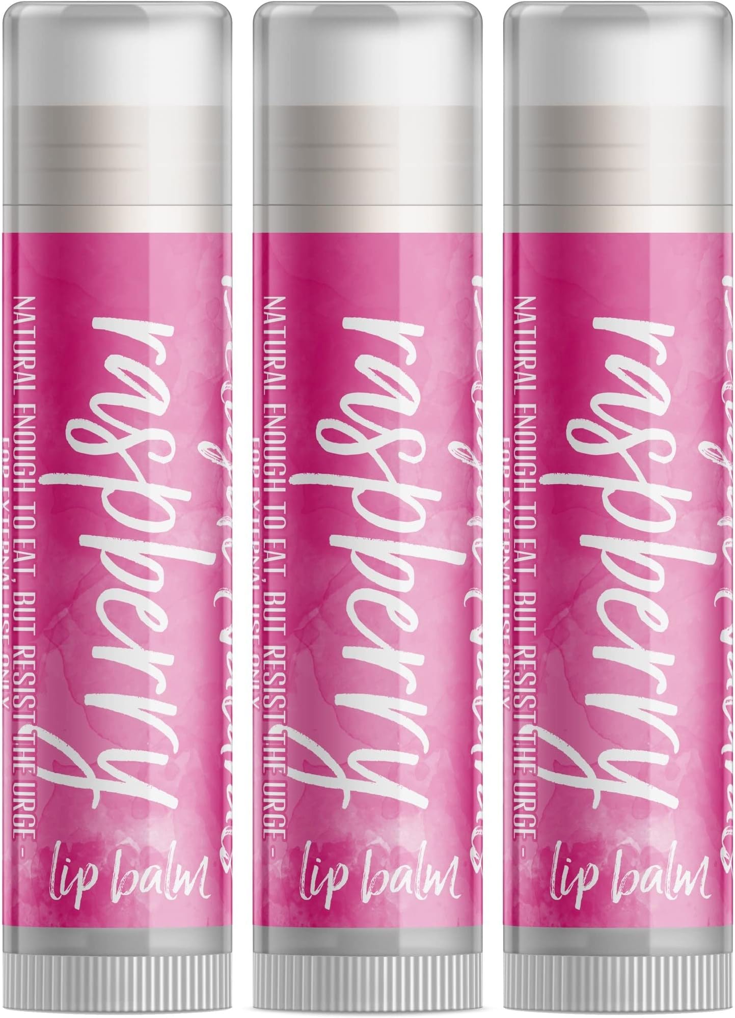 Amazon.com : Delight Naturals Blue Raspberry Lip Balm - Set of Three ...