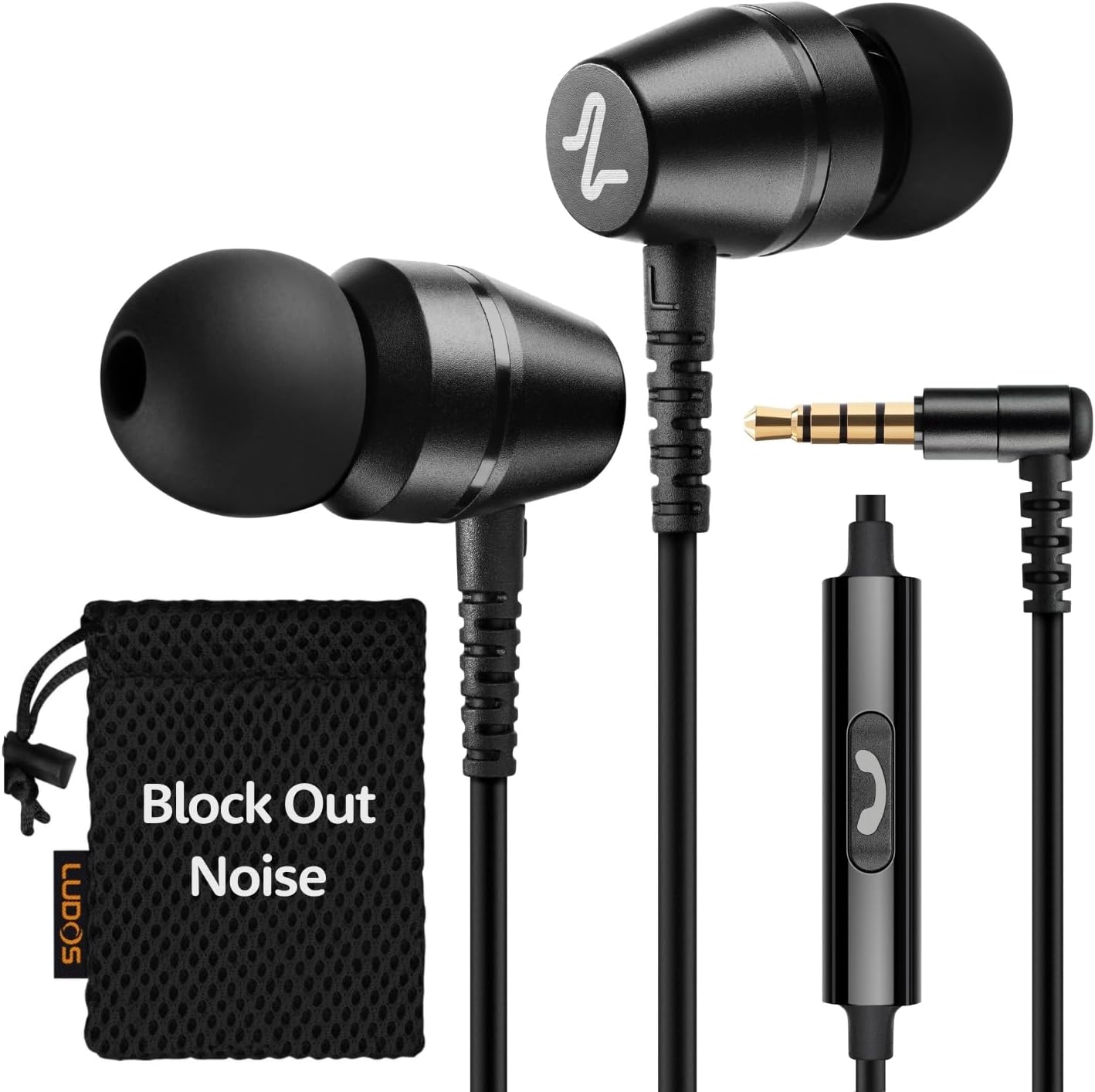 KLIM Fusion - In Ear Headphones with Mic + Excellent Audio + Long ...