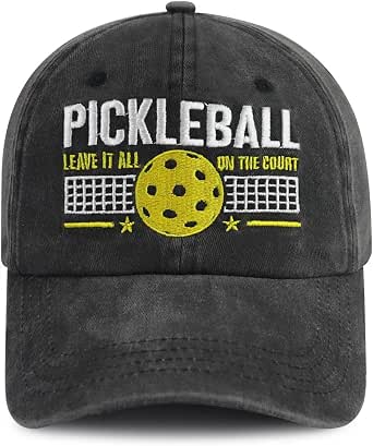 Amazon.com: Pickleball Gifts for Men Women, Adjustable Embroidered ...