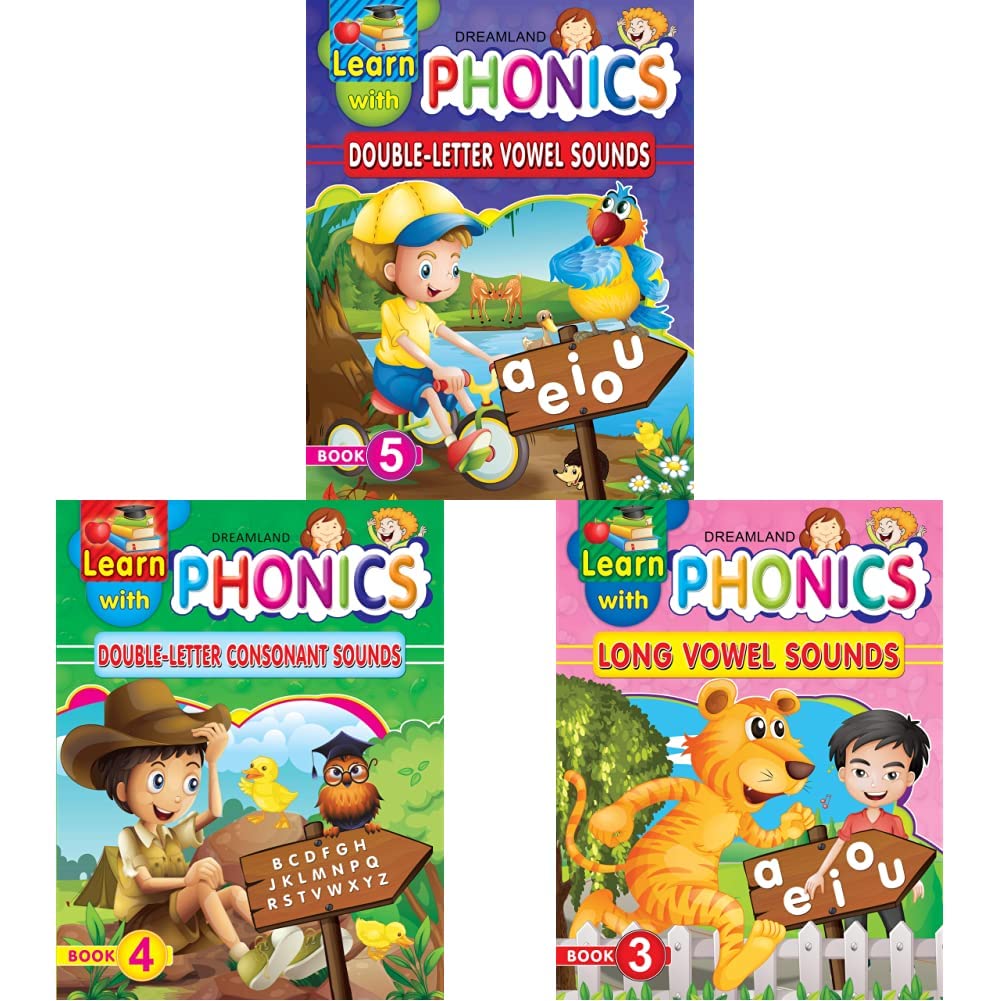 Buy Learn With Phonics Book - 5 + Learn With Phonics Book - 4 + Learn ...