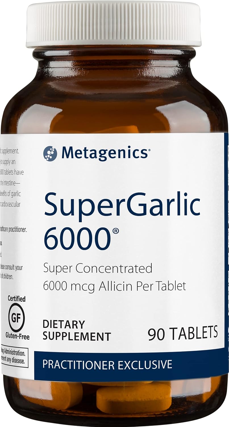 Amazon.com: Metagenics SuperGarlic 6000, Concentrated Garlic Supplement ...