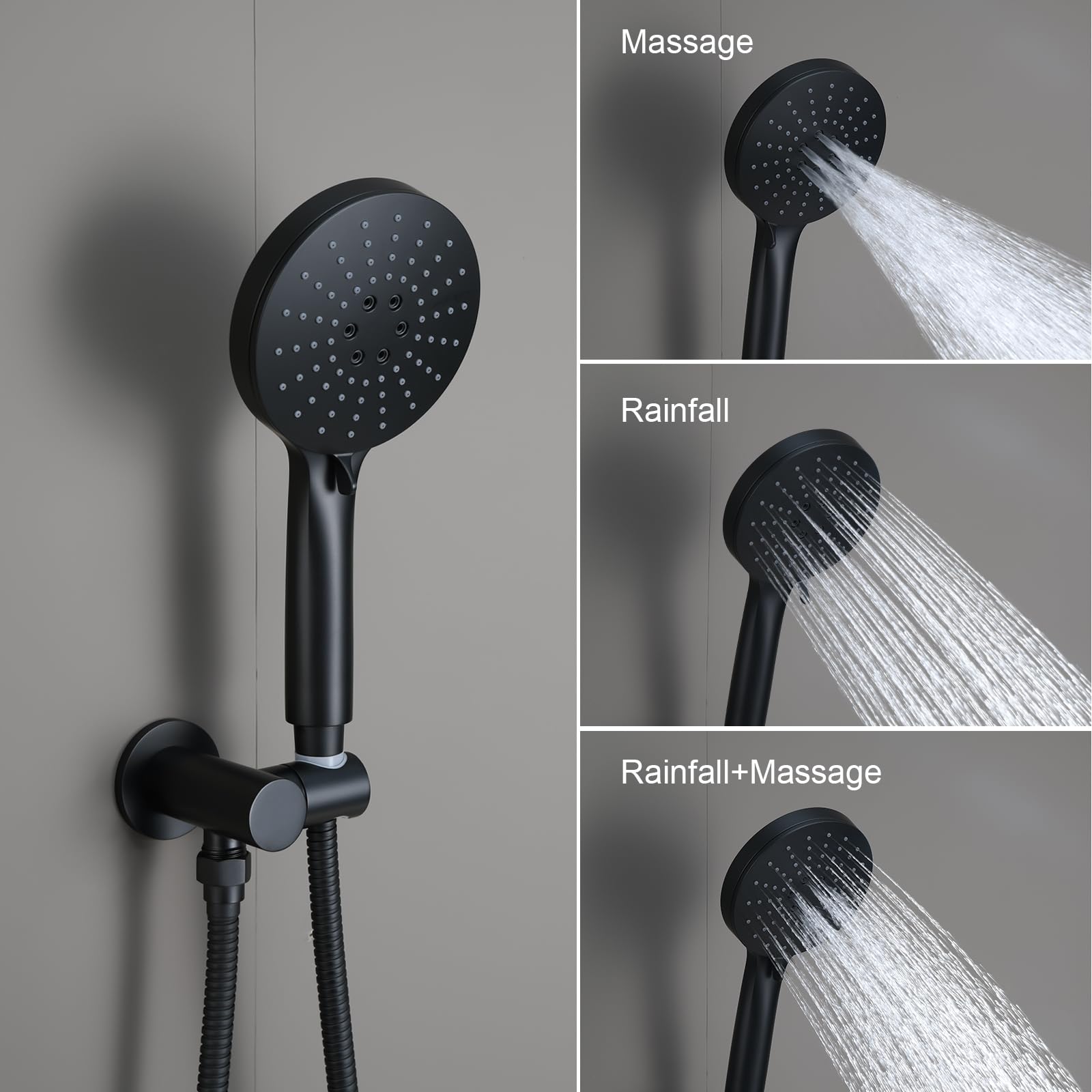 Snapklik.com : Iriber Shower System Ceiling Mounted Shower Faucet Mixer Set