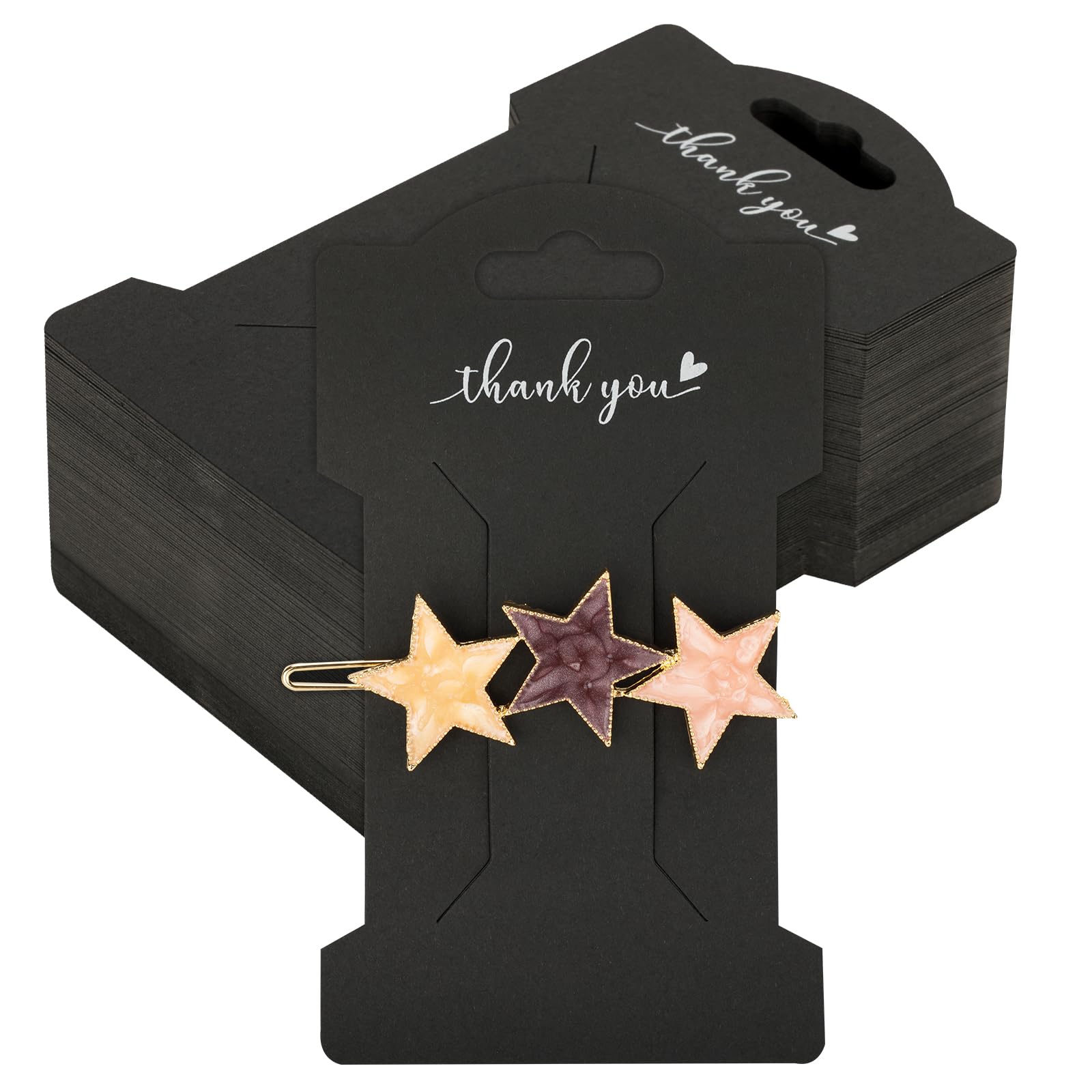 Amazon.com: joycraft Hair Clip Display Cards, 100Pcs Hair Clip Bow ...