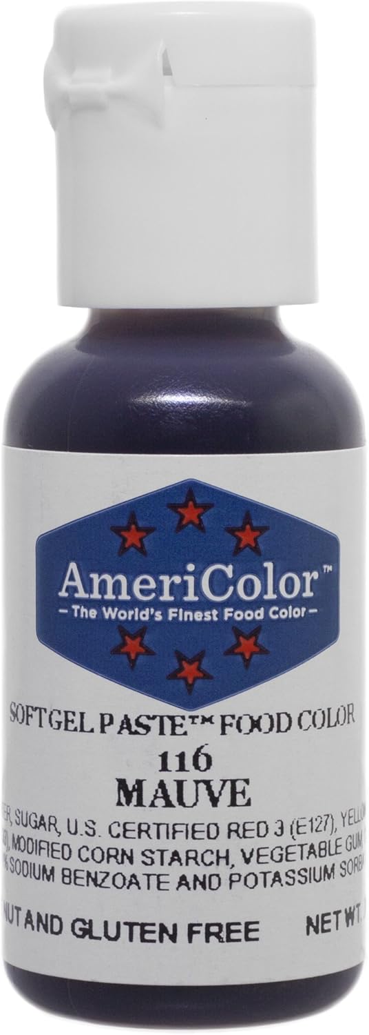 Amazon.com: Americolor Gel Color, 3/4-Ounce, Mauve : Grocery & Gourmet Food