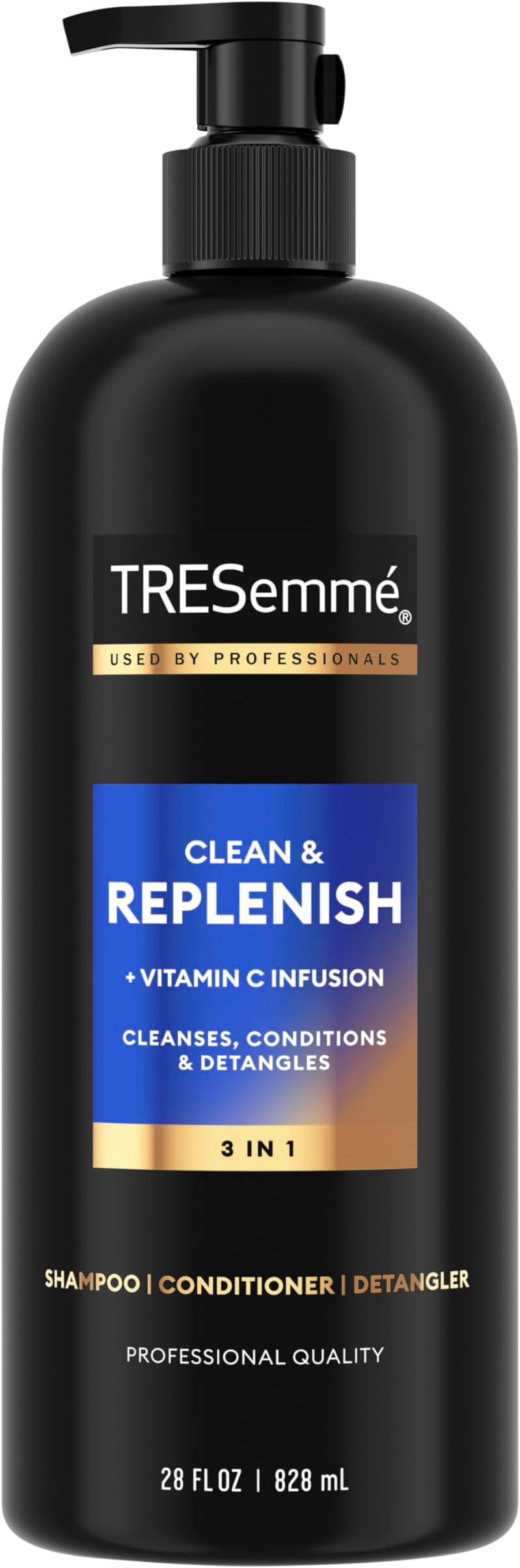 Amazon.com: TRESemmé 3-in-1 Shampoo, Conditioner, & Detangler Clean ...