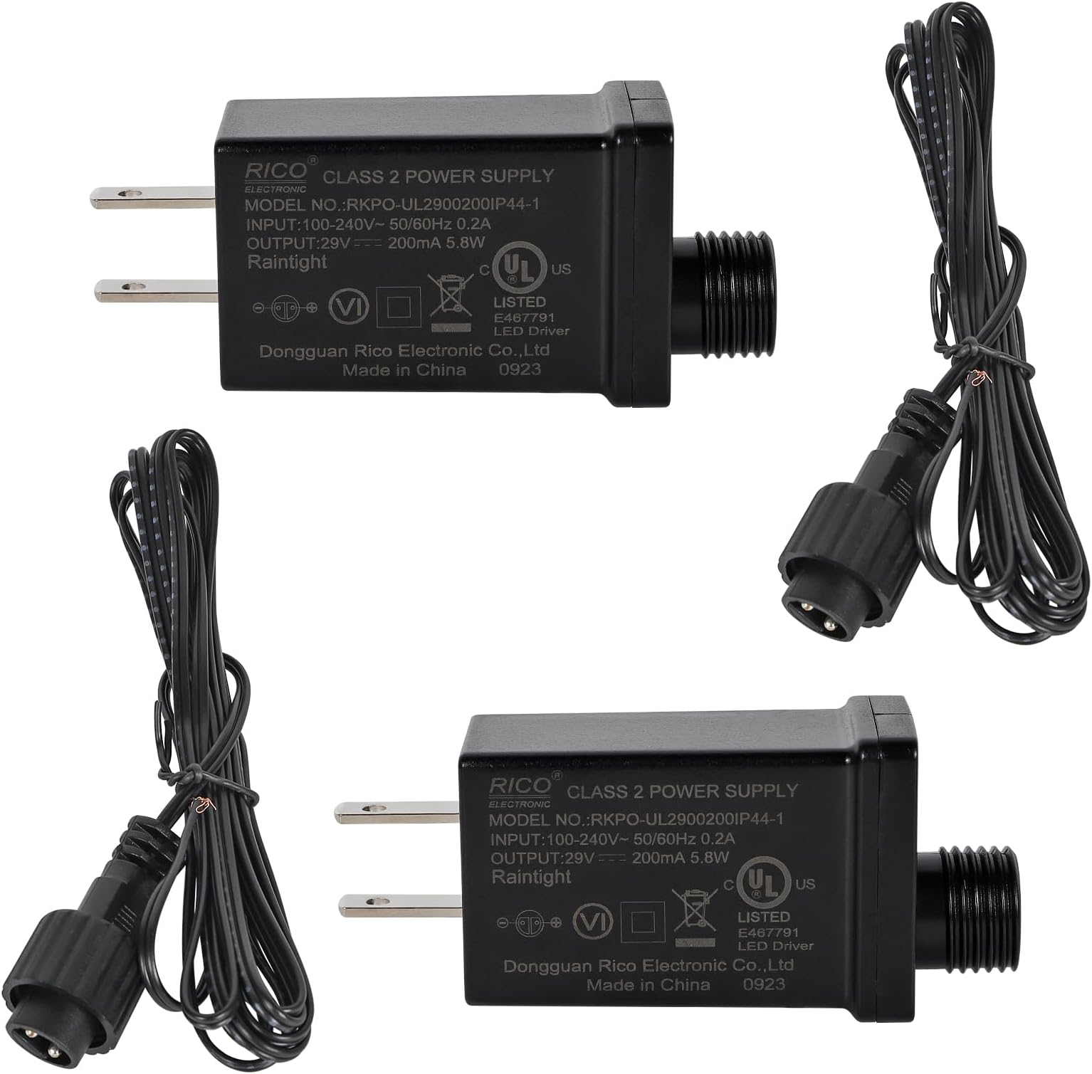 Amazon.com: 12V 1A Class 2 Power Supply, IP44 Waterproof LED ...