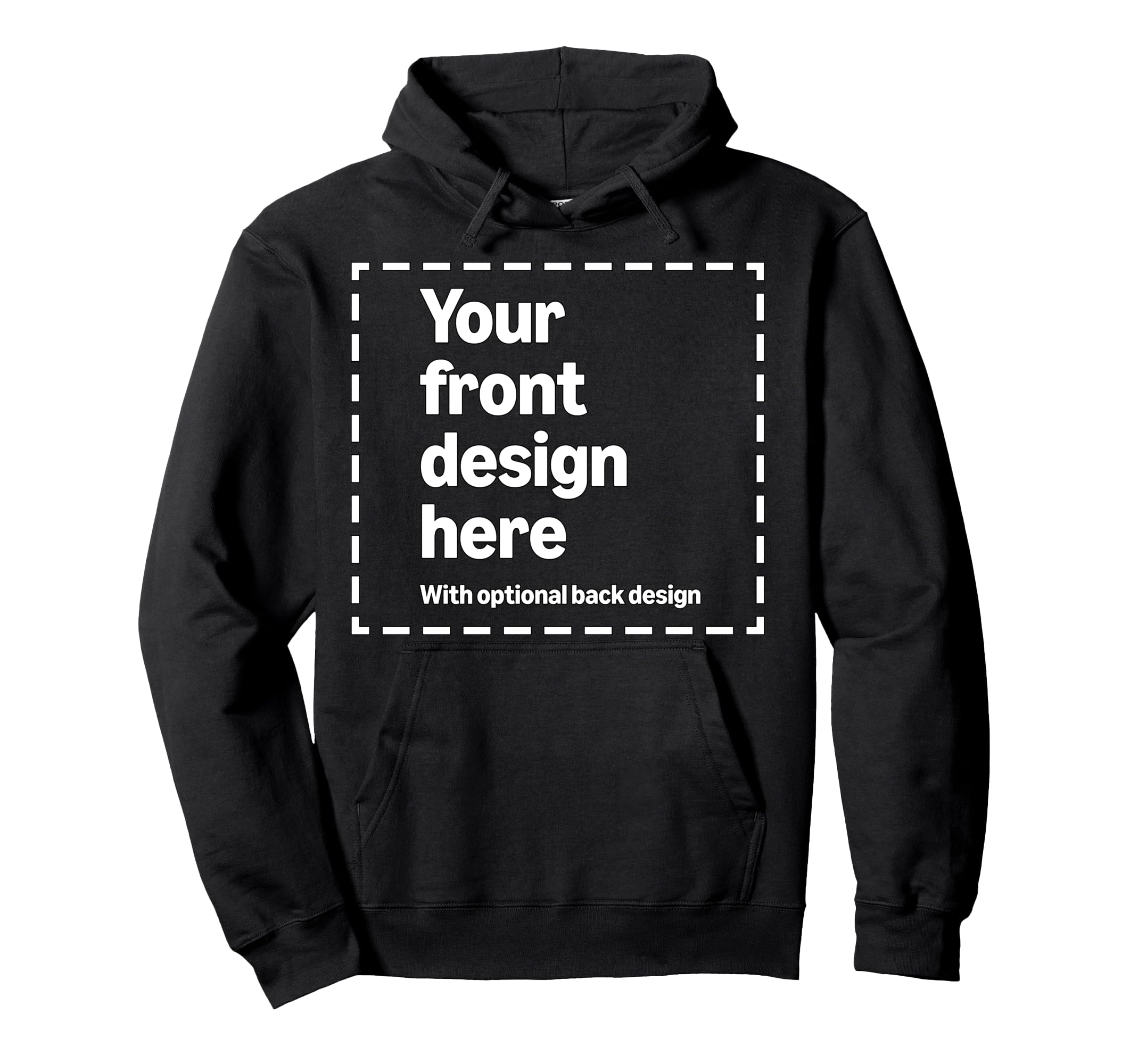 Amazon.com: Custom Front & Back Print Hoodie with Your Image for Men ...