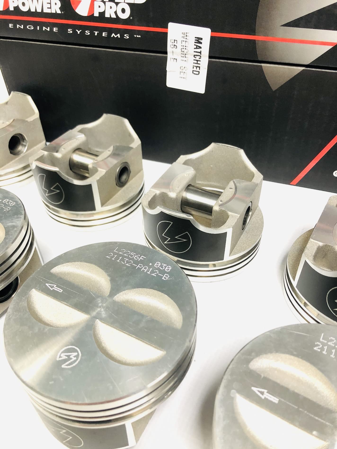 Sealed Power Cast Flat Top Pistons & Rings Kit Compatible With