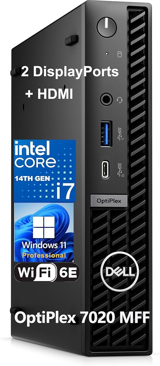Amazon.com: Dell OptiPlex 7020 MFF 7000 Micro Form Factor Mini Business ...