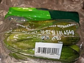 Amazon.com: Amazon Fresh Brand, Mini Cucumbers, 16 Oz