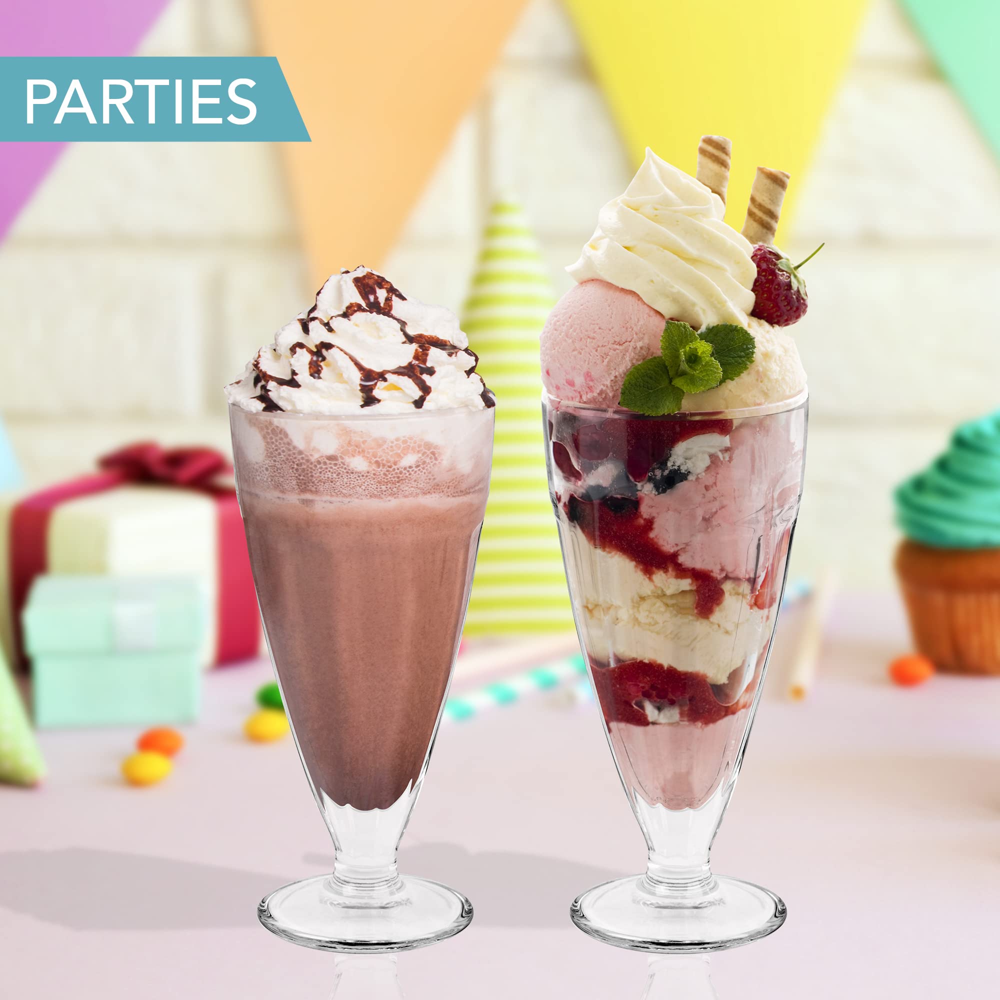 Copas De Helado Para Bodas HEFTMAN Copa Helado American Juego 4 De