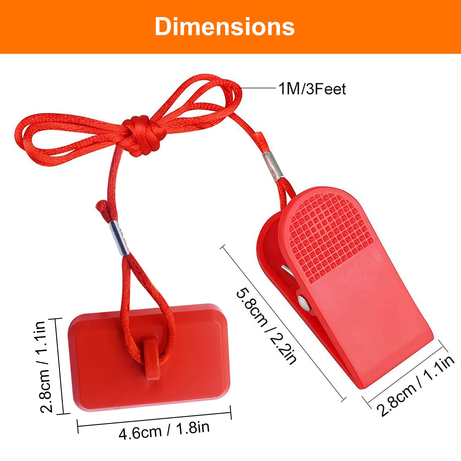 Snapklik.com : ZuKaYeHome Treadmill Magnet Safety Key For Proform