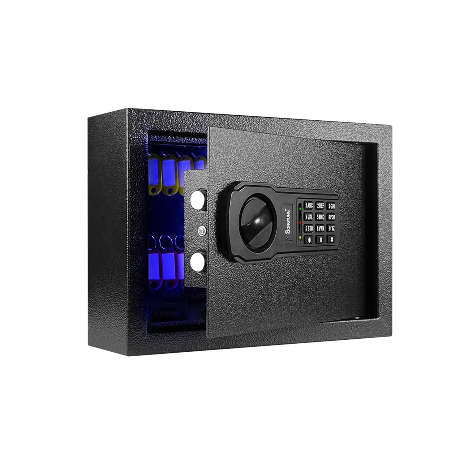 Amazon.com: SongYung 25 Keys Cabinet Wall Safe with Sensor Light and ...