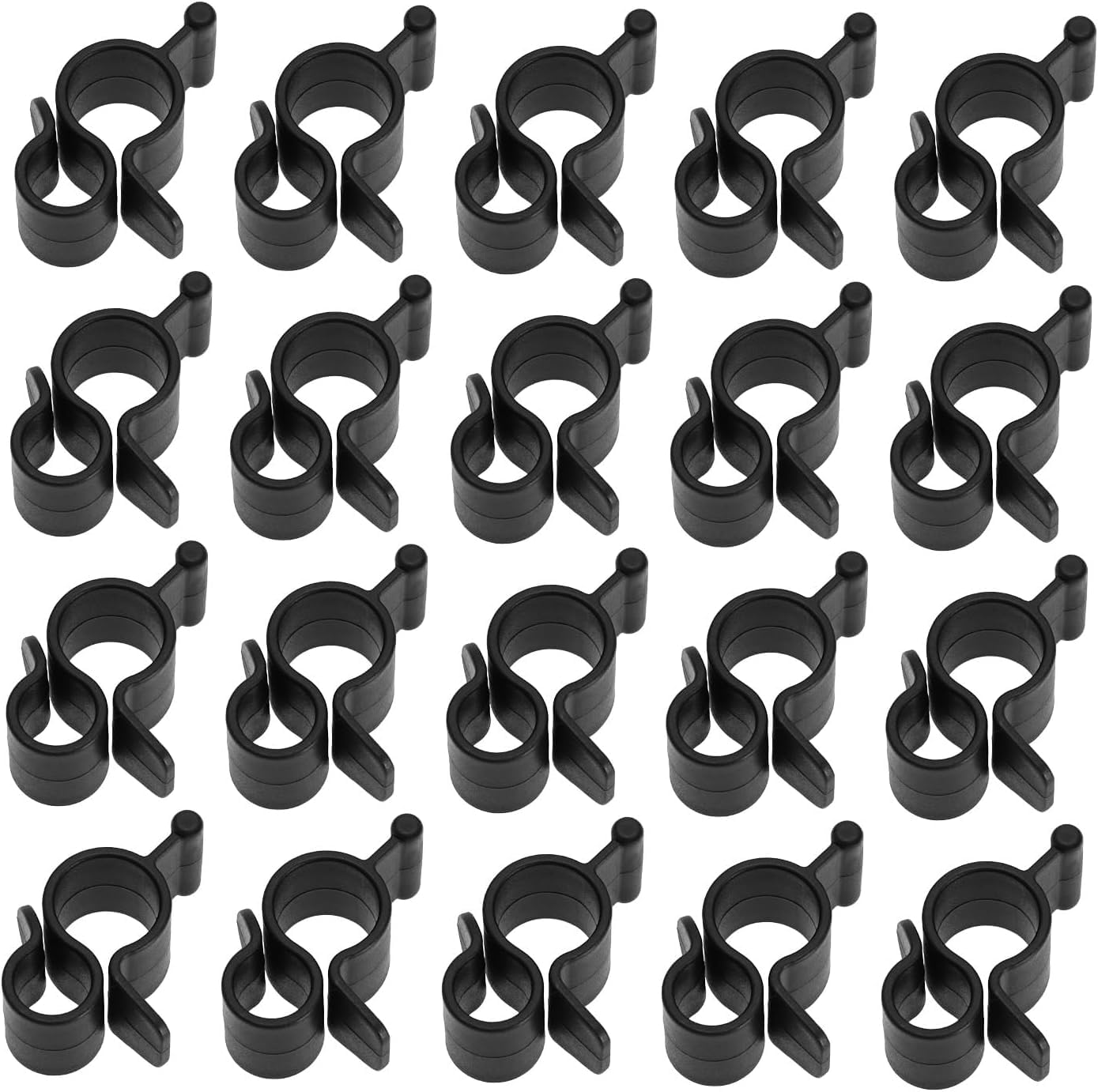 Buy Black Standard Awning Clip for Rope Light, RV Awning Clip Black ...