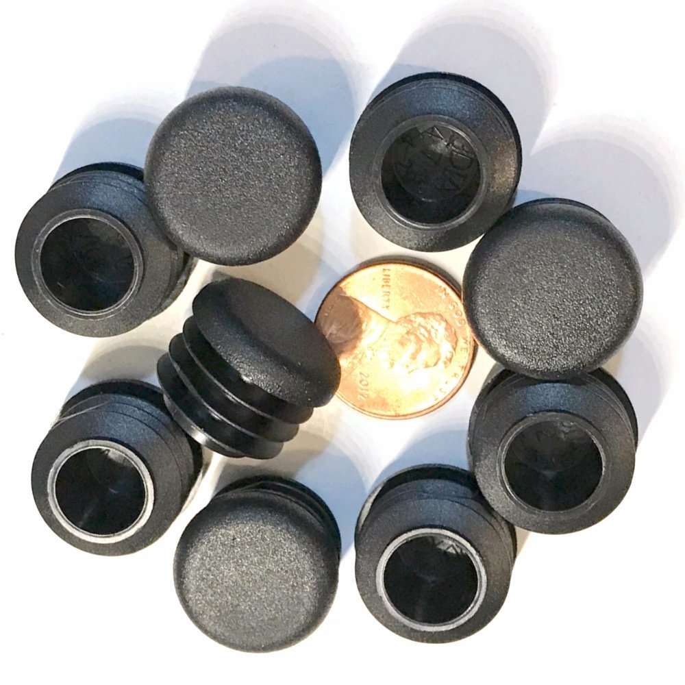 Amazon.com: (Pack of 25) 3/4" OD Round End Caps (14-20 Ga - Hole Size 0 ...
