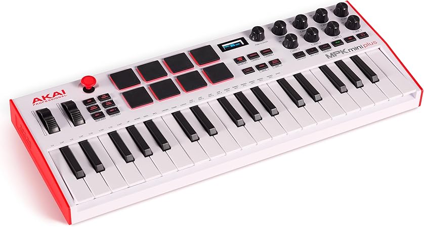 Amazon.com: Akai Professional MPK Mini Plus - USB MIDI Keyboard ...